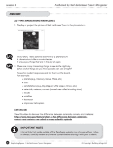Readtopia Unit: Exploring Space Neil deGrasse Tyson: Stargazer