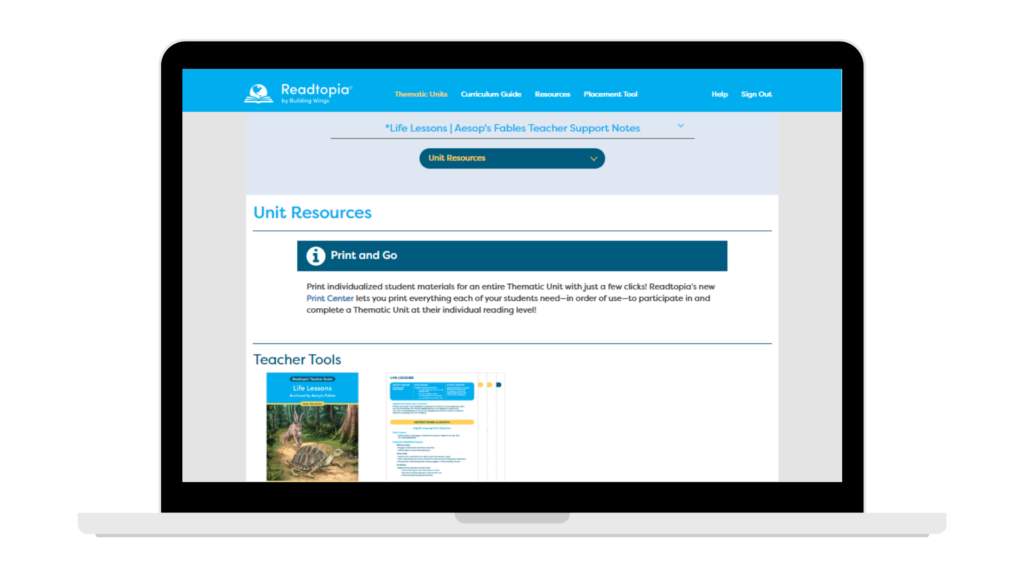 Readtopia - Literacy Curriculum for Special Education