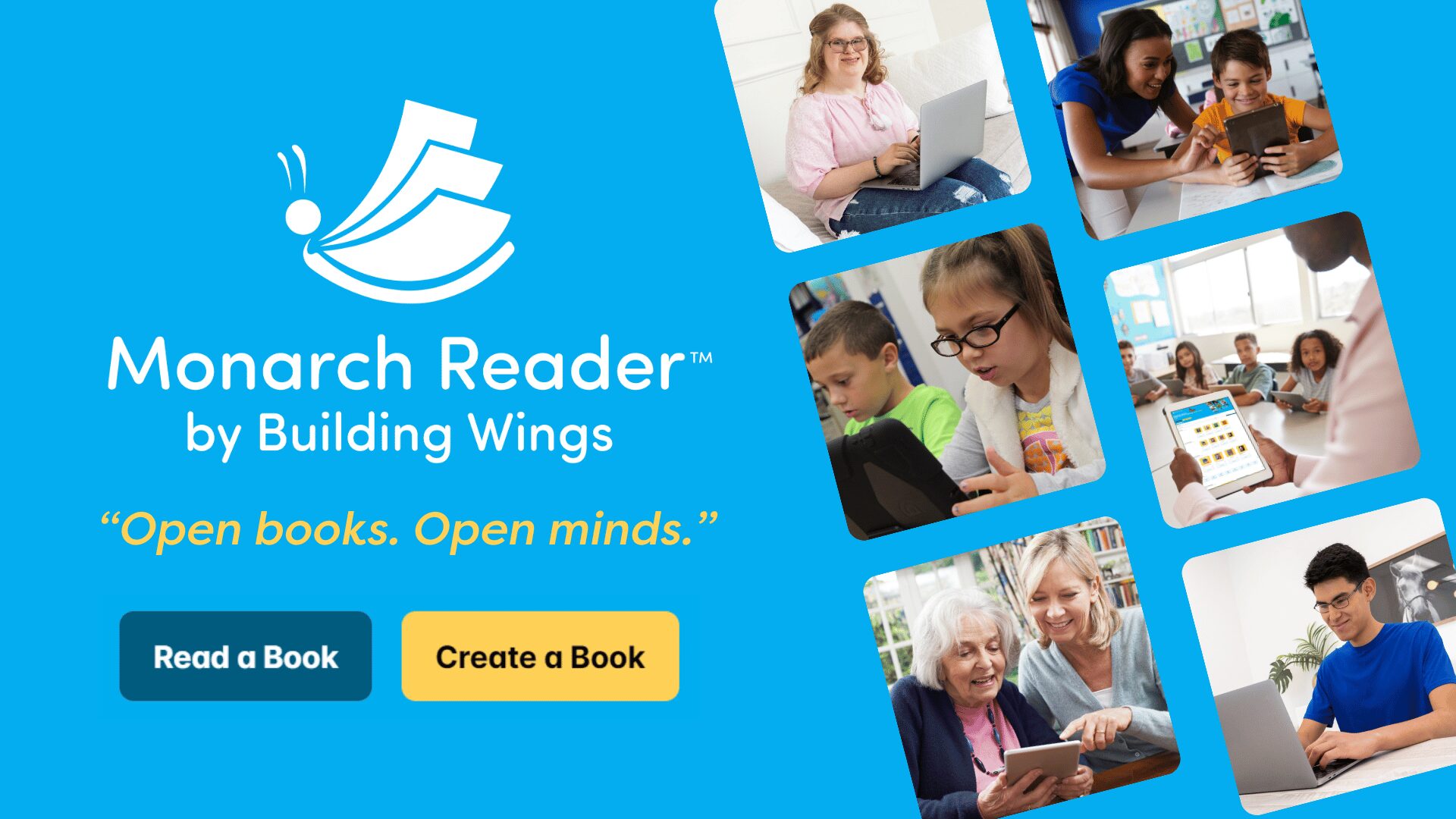 Tar Heel Reader Joins Building Wings as Monarch Reader