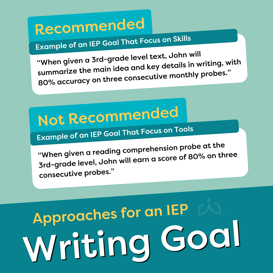 Writing Effective IEP Goals; Strategies for IEP Teams